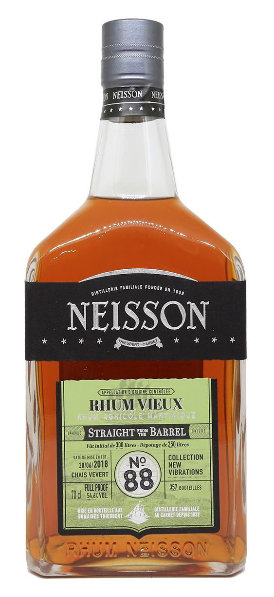 Rhum Agricole (Pur Jus de Canne)-RHUM NEISSON - Fût 88 - Chai Vevert ...