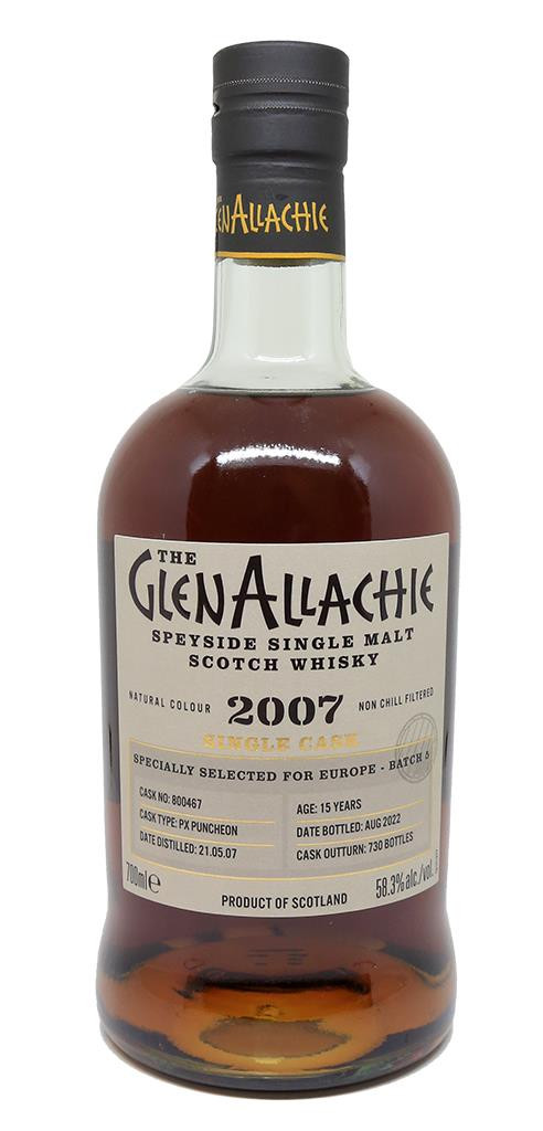 Scottish Whisky-GLENALLACHIE - 15 ans - Single Cask for Europe Pedro ...